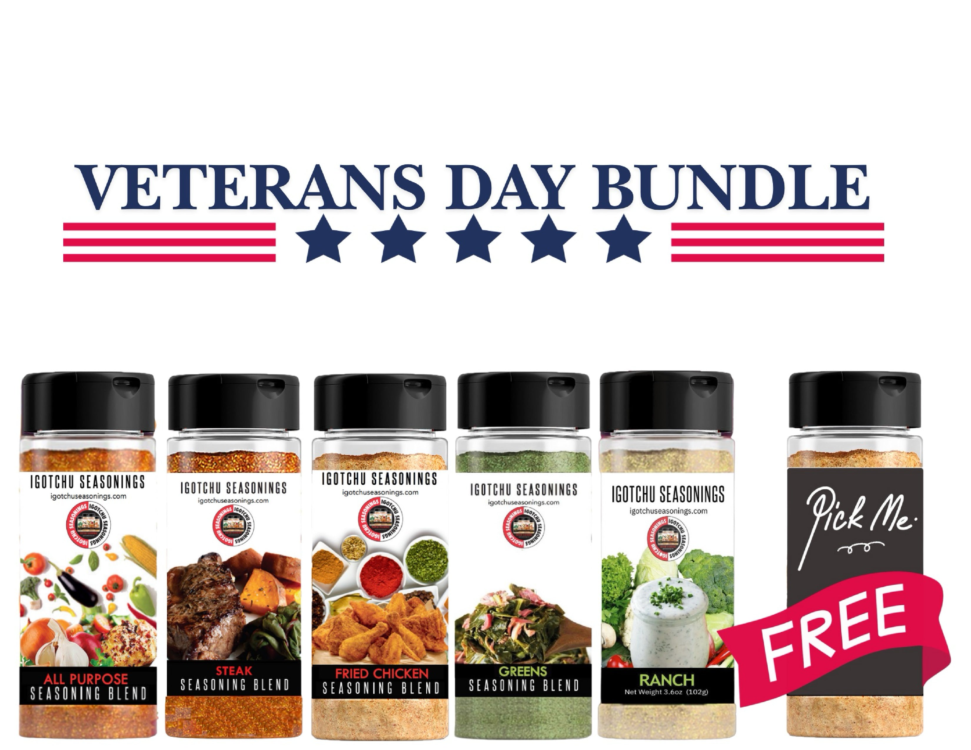 Veterans Day Bundle – Igotchu Seasonings